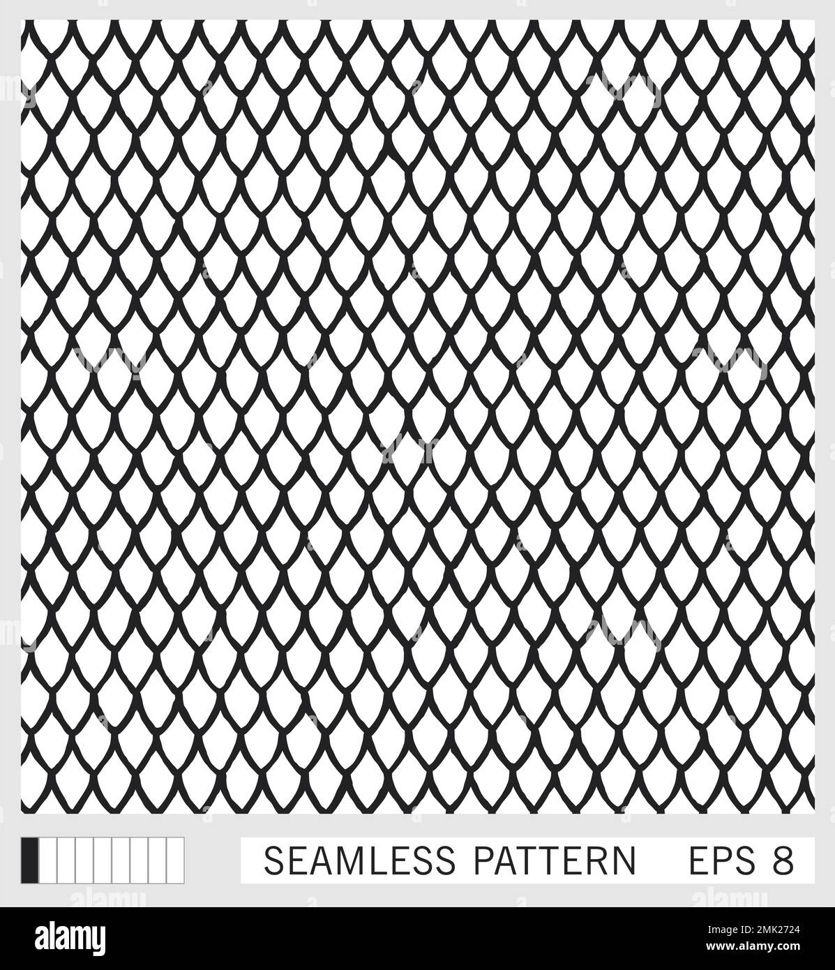 Seamless pattern. Snake skin. Scale structure of reptiles. Vector ...