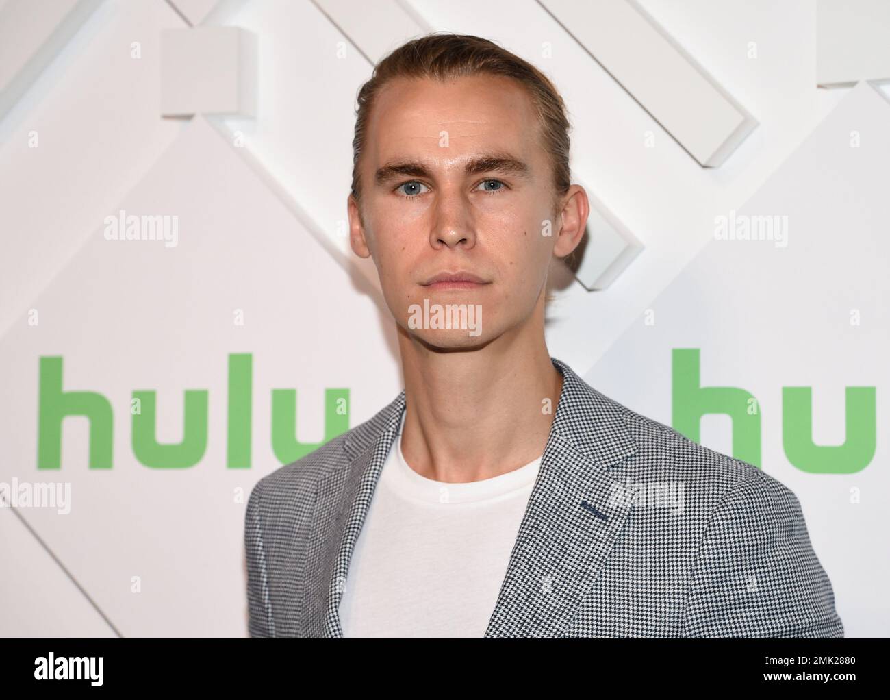 Actor Rhys Wakefield attends the Hulu 2019 upfront presentation ...