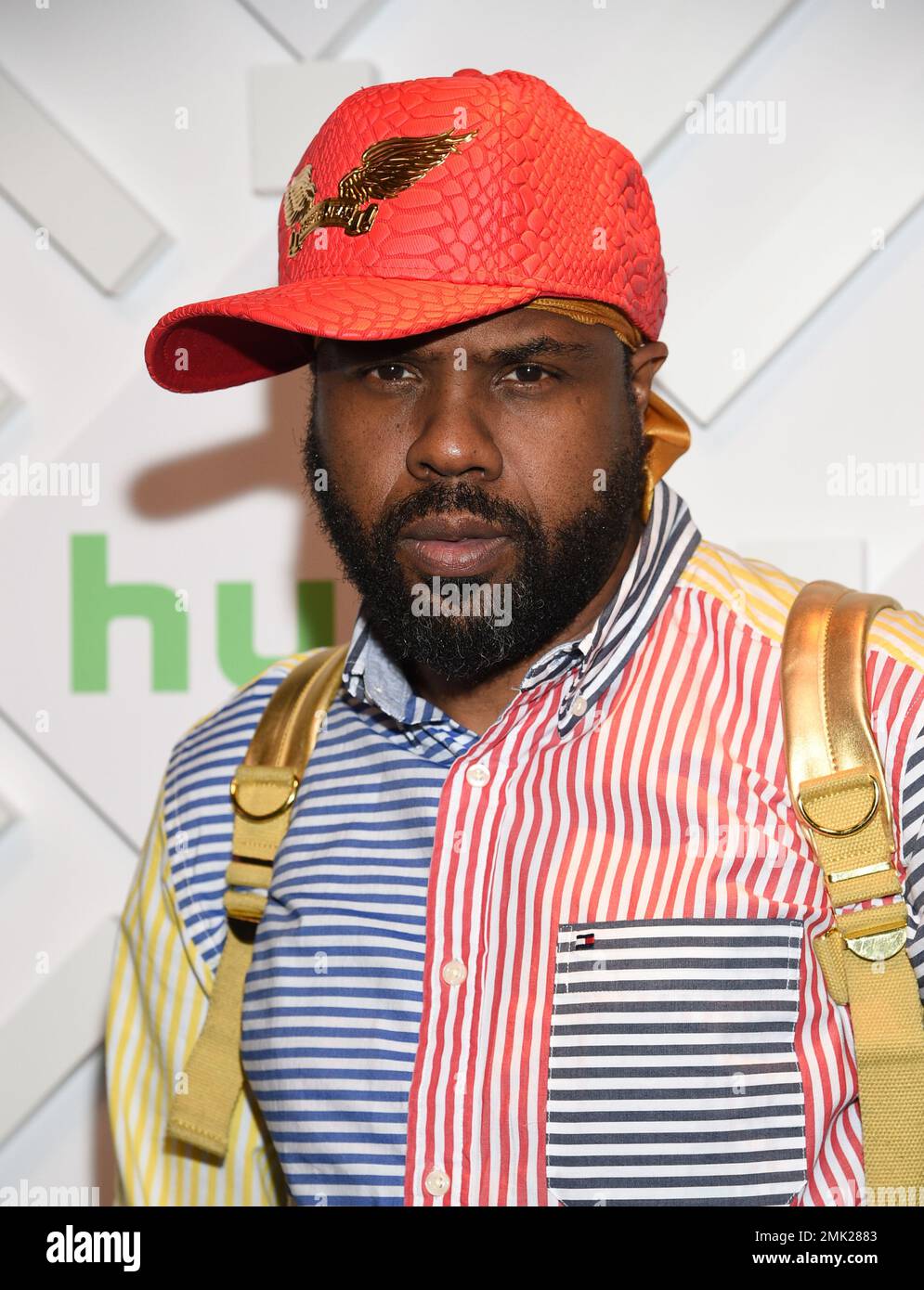DJ Mathematics attends the Hulu 2019 upfront presentation afterparty at ...