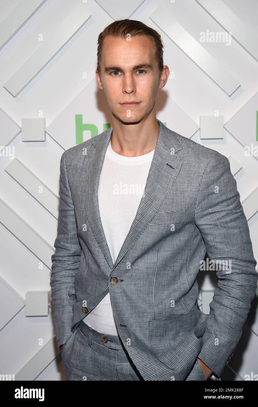 Actor Rhys Wakefield attends the Hulu 2019 upfront presentation ...
