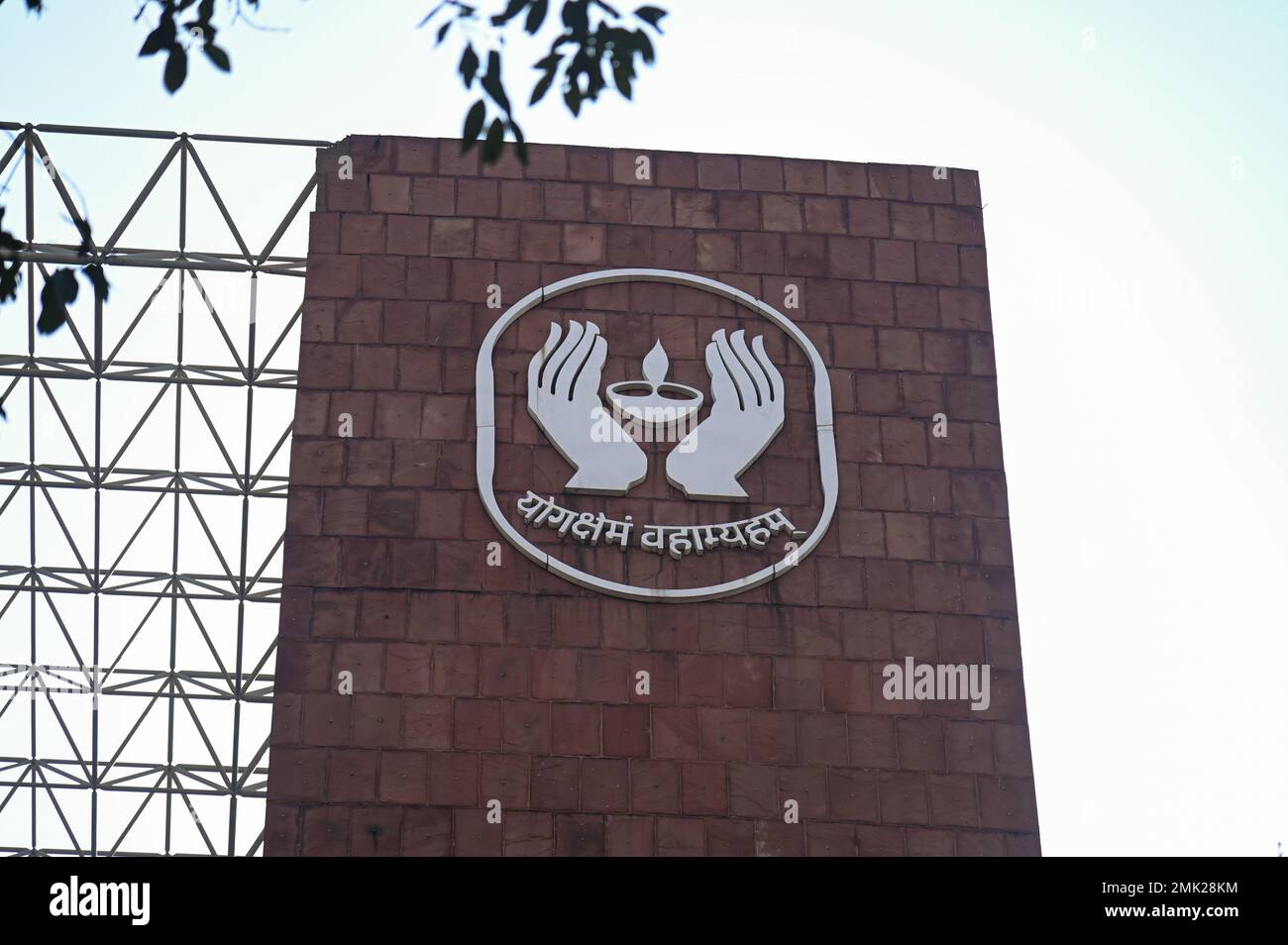 New Delhi, Delhi, India. 28th Jan, 2023. A signage of Life Insurance ...