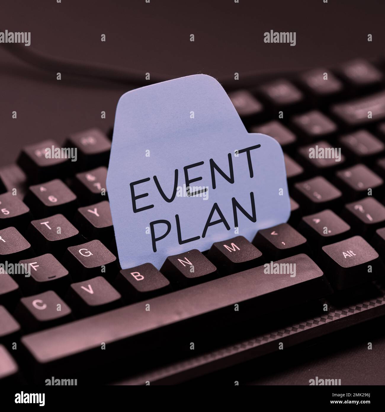Handwriting text Event Plan. Business idea Process of managing a ...