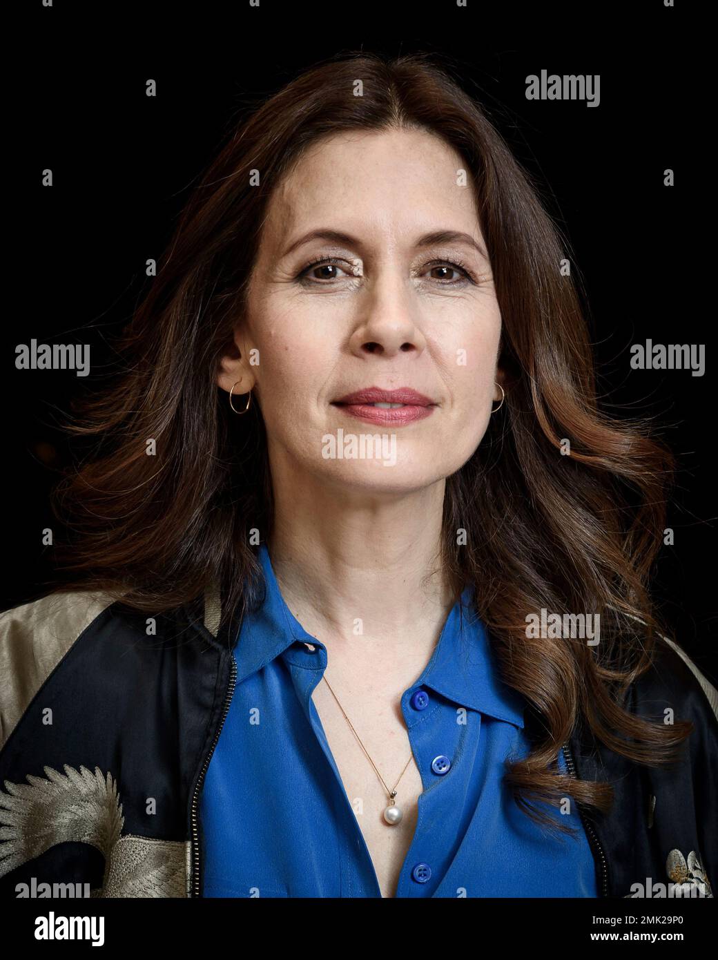 This April 24, 2019 photo shows actress Jessica Hecht posing for a ...