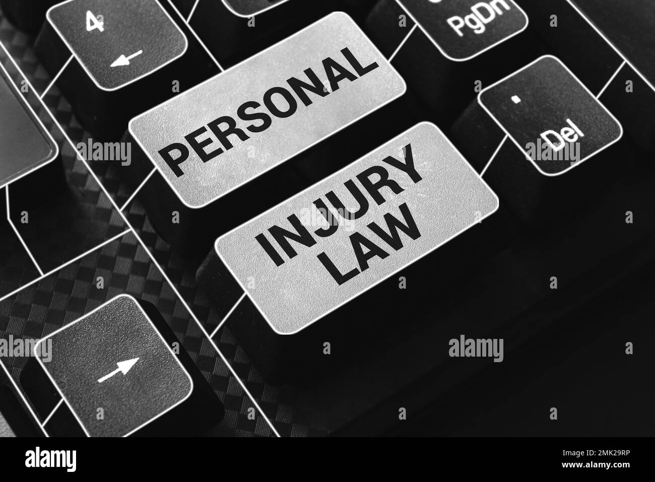 Hand writing sign Personal Injury Law. Word for being hurt or injured ...