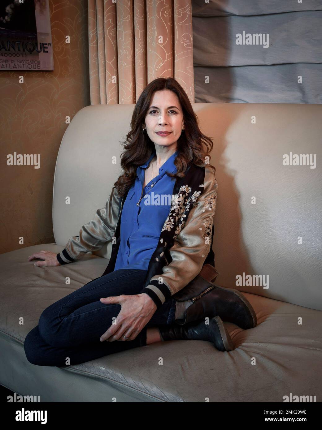 This April 24, 2019 photo shows actress Jessica Hecht posing for a ...
