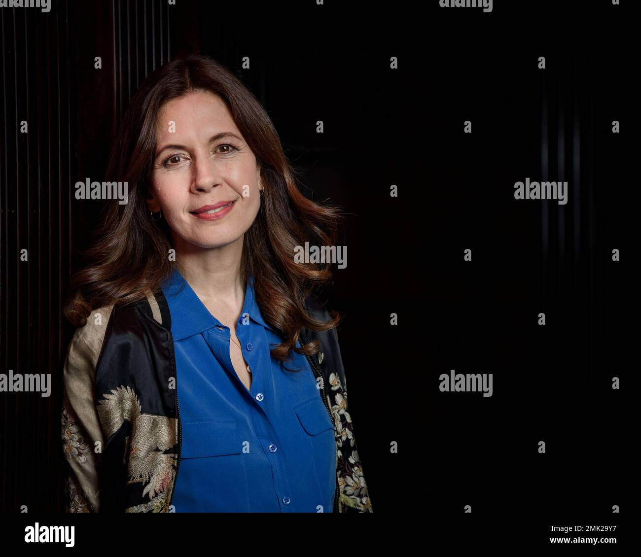 This April 24, 2019 photo shows actress Jessica Hecht posing for a ...