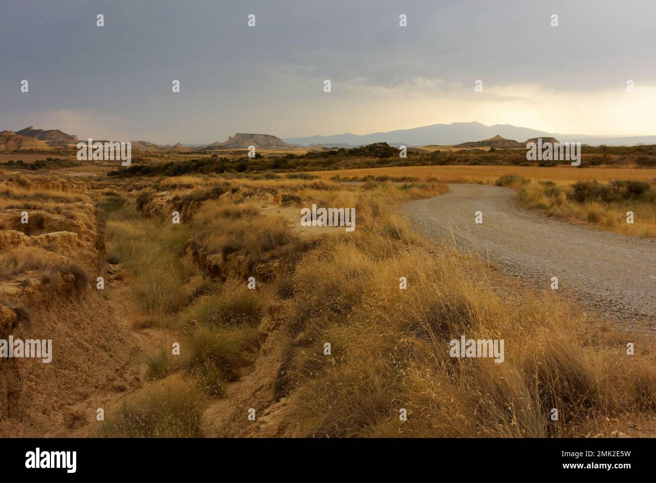 Saragossa in magic light and Bardenas Reales - a landscape from another ...