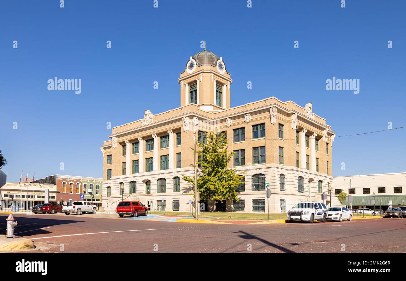 Gainesville, Texas, USA - October 19, 2022: The Cooke County Courthouse ...