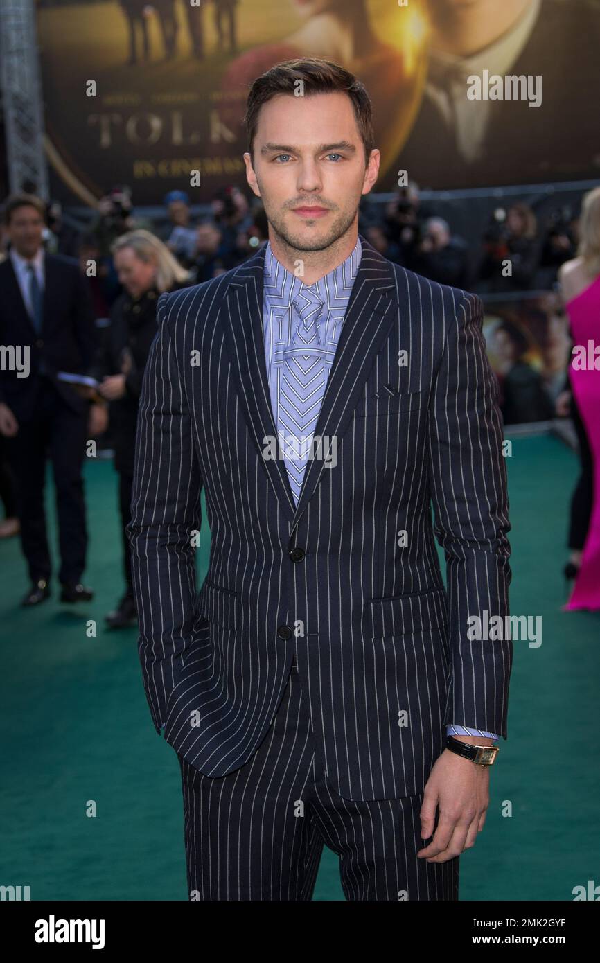Actor Nicholas Hoult poses for photographers upon arrival at the ...