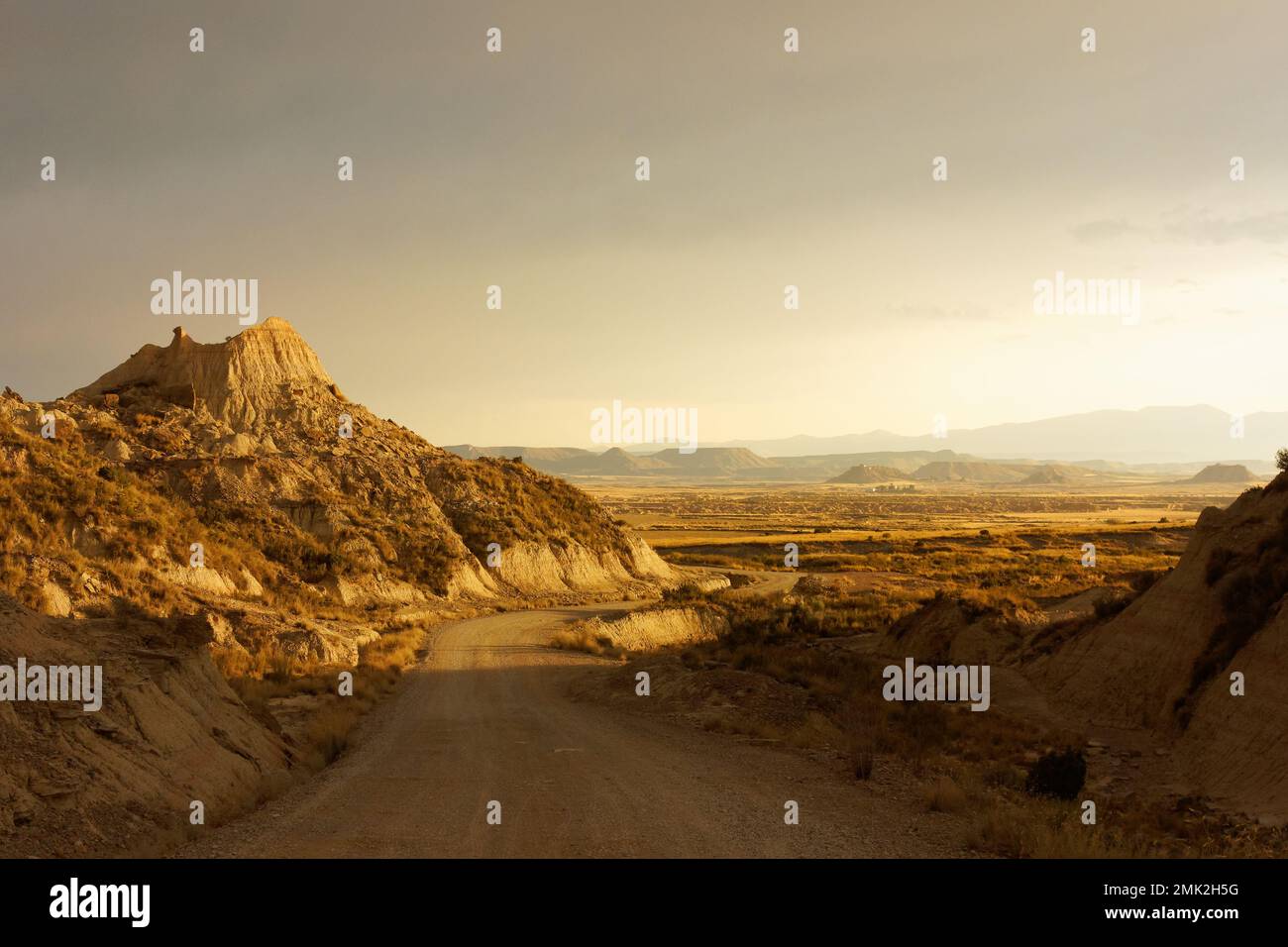 Saragossa in magic light and Bardenas Reales - a landscape from another ...