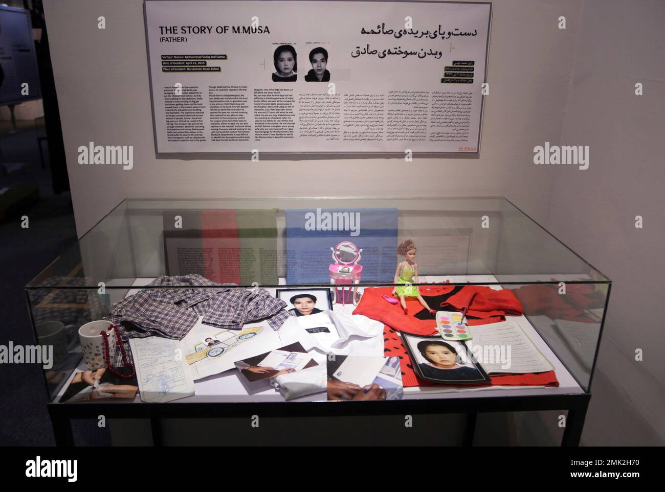 In this Saturday, Mar. 16, 2019, photo, belongings of Saima and ...