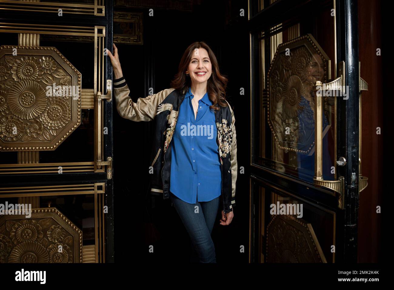 This April 24, 2019 photo shows actress Jessica Hecht posing for a ...