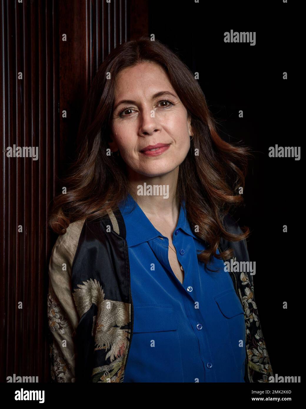 This April 24, 2019 photo shows actress Jessica Hecht posing for a ...