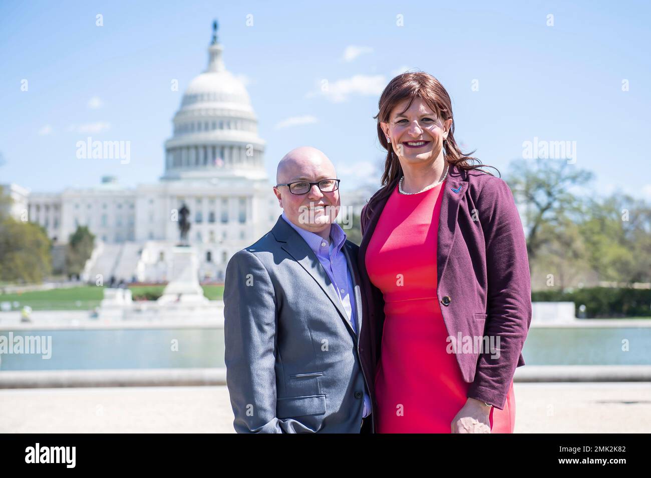 Lt. Commander, Blake Dremman, United States Navy and Lt. Colonel B Fram ...