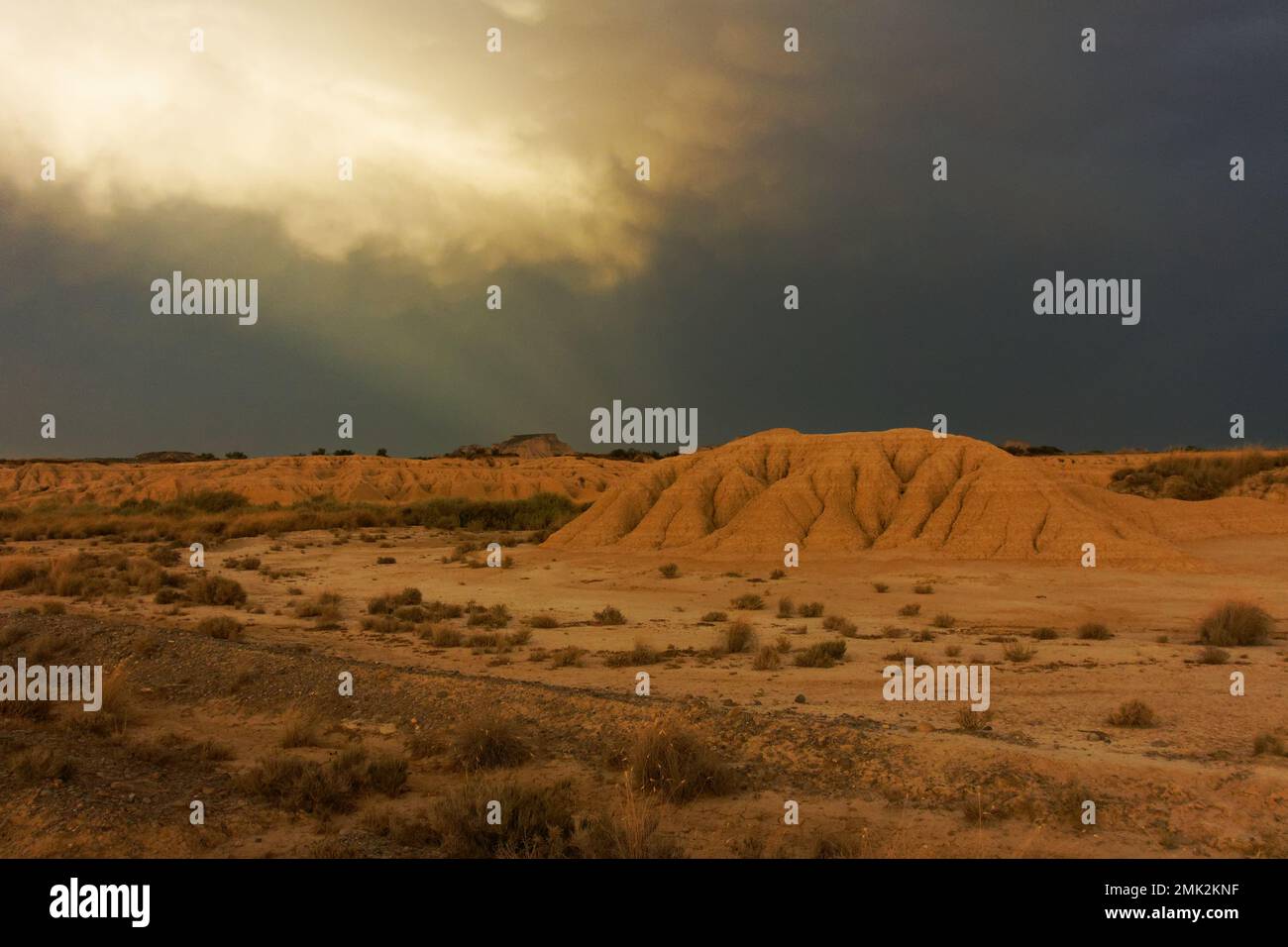 Saragossa in magic light and Bardenas Reales - a landscape from another ...