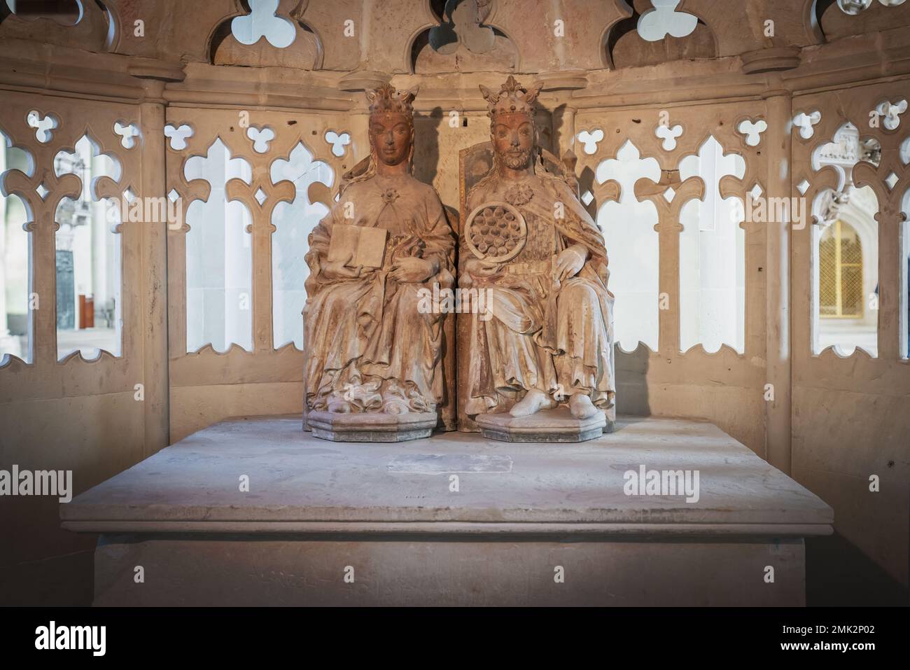 The Royal Couple - Otto the Great and Edith (Eadgyth) Sculptures at ...