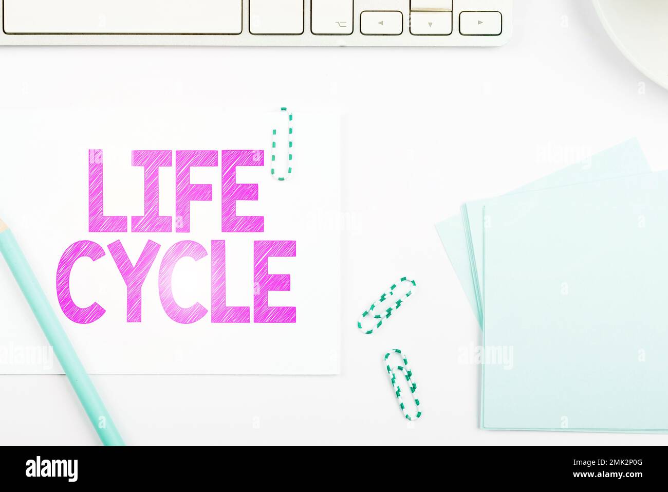 Text showing inspiration Life Cycle. Business showcase the series of ...