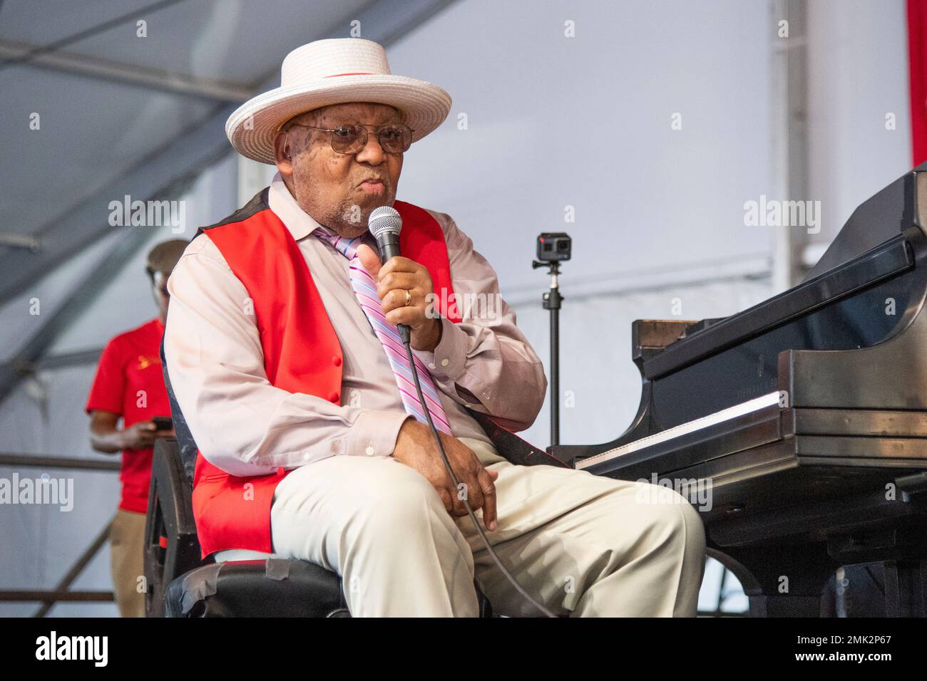 Ellis Marsalis Jr. performs during the Ellis Marsalis Family Tribute at ...