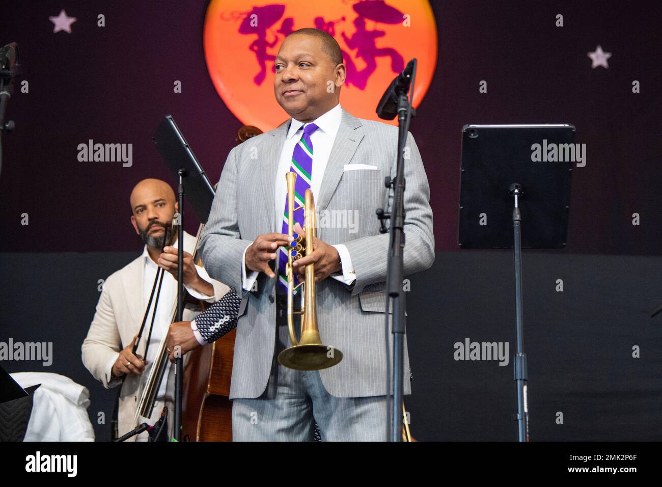 Wynton Marsalis performs during the Ellis Marsalis Family Tribute at ...
