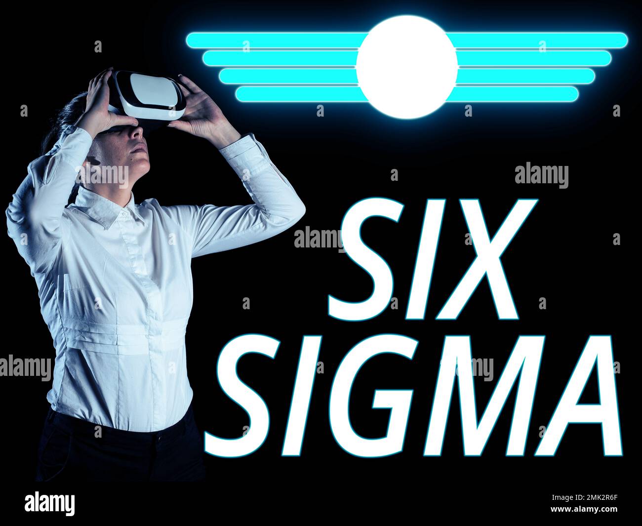 Handwriting text Six Sigma. Business overview management techniques to ...