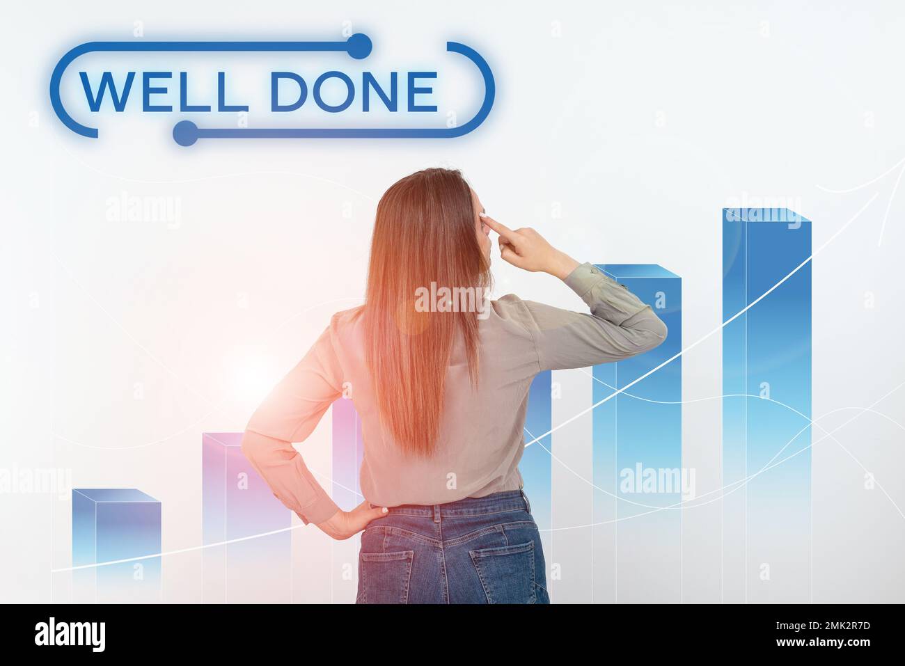 Text caption presenting Well Done. Word for Peform accurately and ...