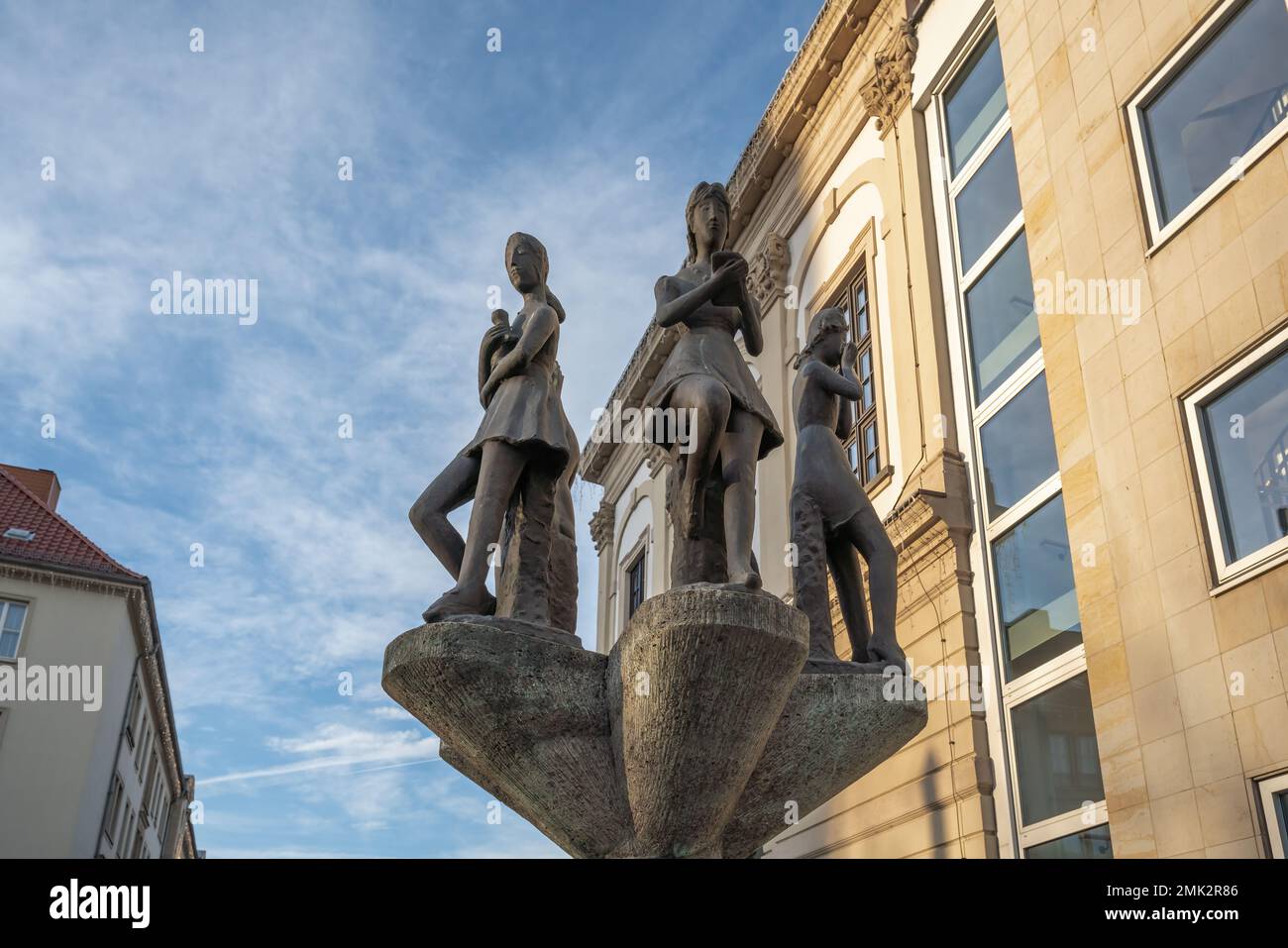 The Five Senses Sculpture (Die funf Sinne) by Heinrich Apel, 1972 ...