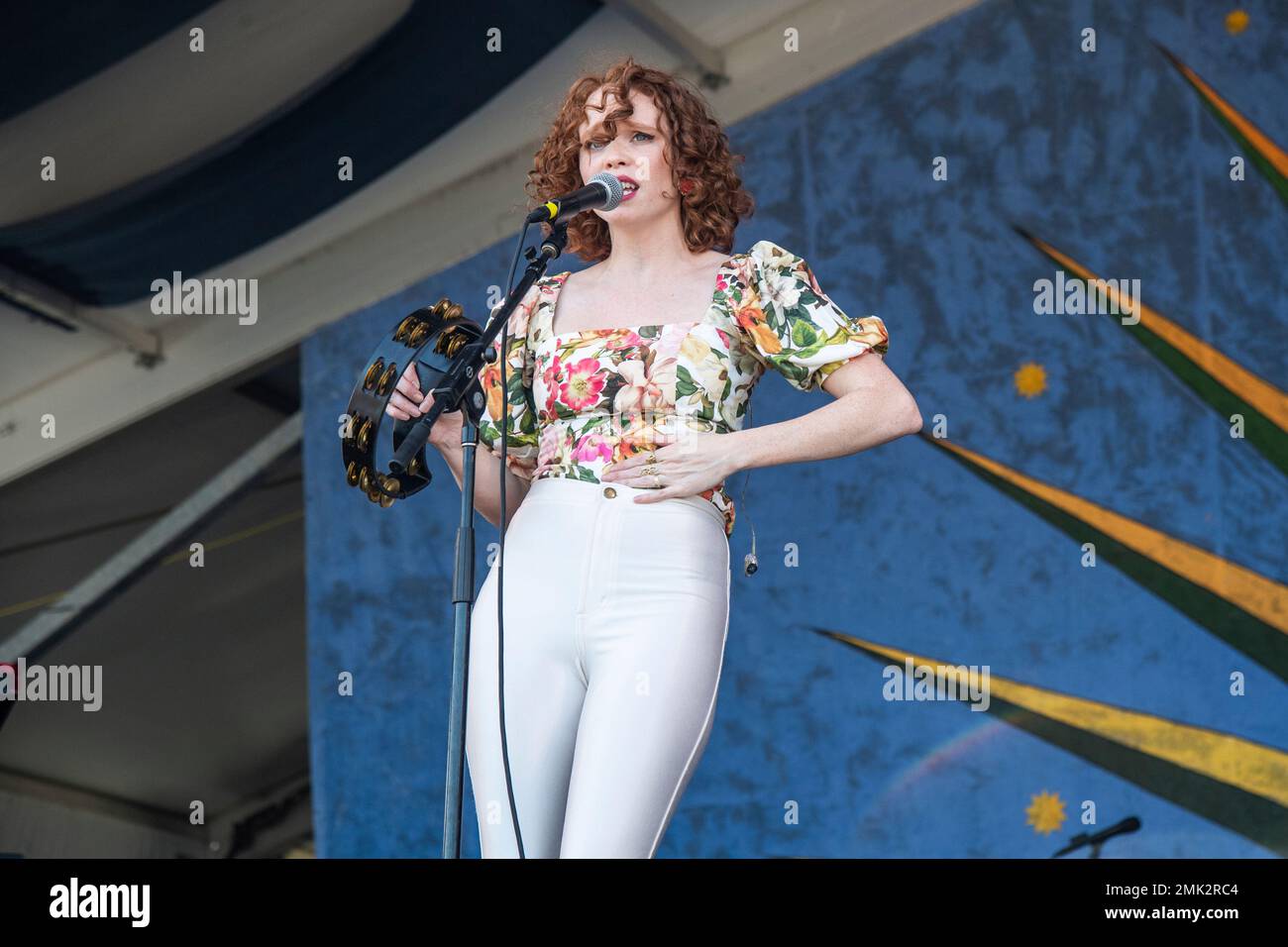 Nora Patterson of Royal Teeth performs at the New Orleans Jazz and ...