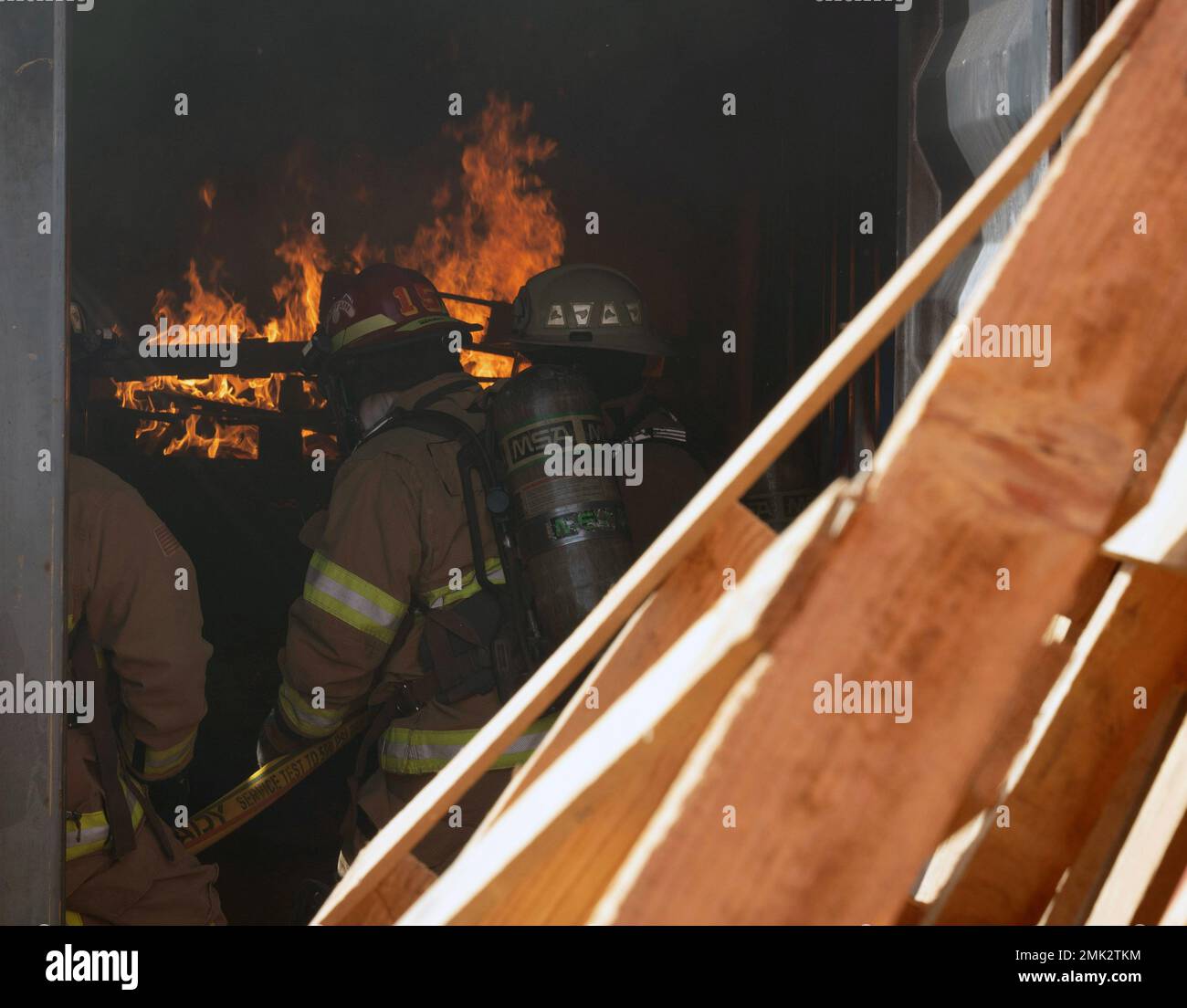 NIGERIEN AIR BASE 201, Niger - Firefighters from the 724th ...
