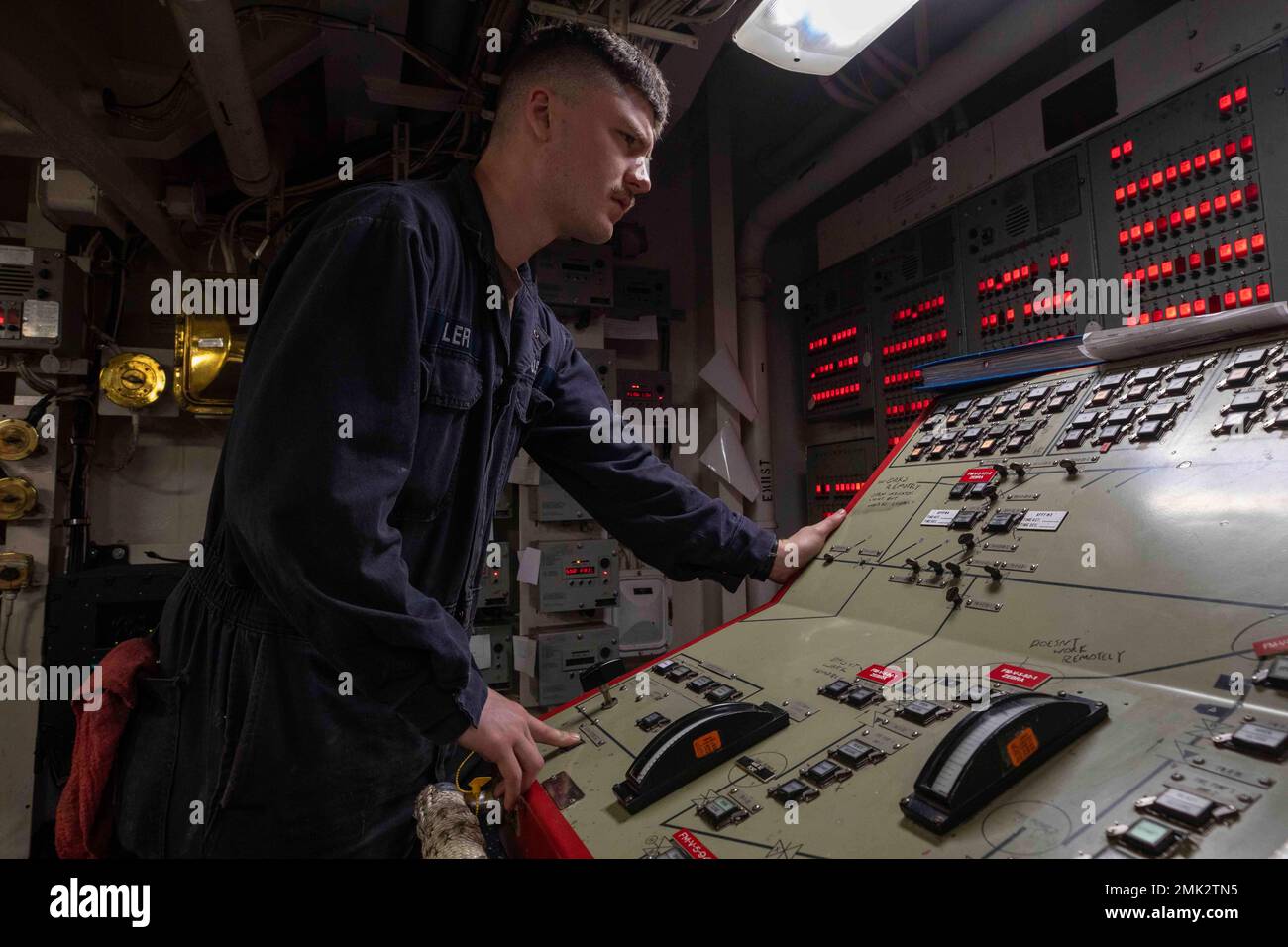 BALTIC SEA (Sept. 3, 2022) U.S. Navy Hull Technician Fireman Richard ...