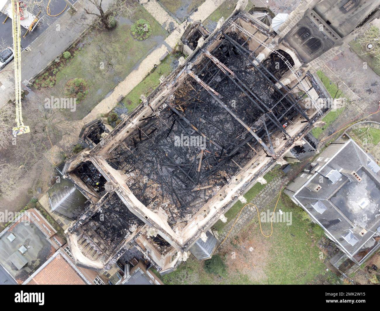 An aerial view of St. Mark’s Church around St. John’s Wood this ...