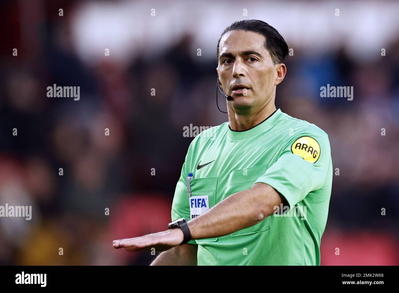 EINDHOVEN - Referee Serdar Gozubuyuk during the Dutch premier league ...