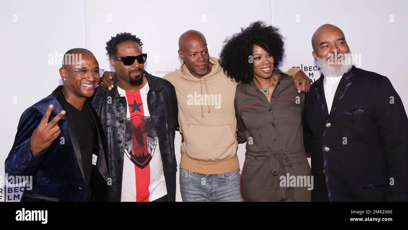 Actors/comedians Tommy Davidson, from left, Shawn Wayans, Keenan Ivory ...