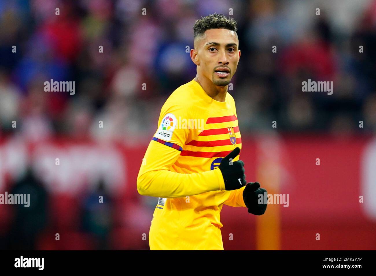 Raphael Dias Belloli Raphinha of FC Barcelona during the La Liga match ...