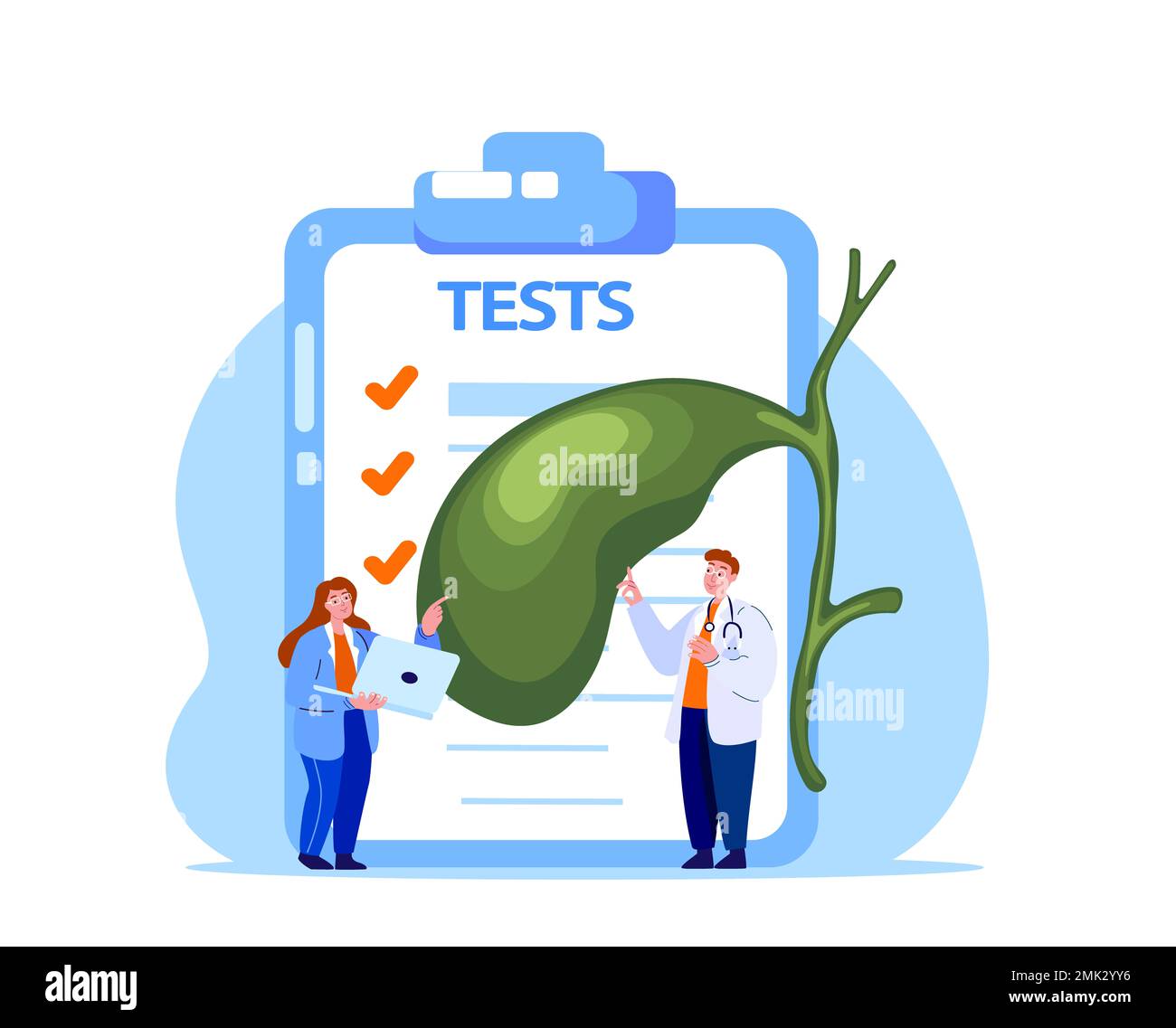 Gastroenterologist Scientist Doctor Examine Gall Bladder Tests,Analysis ...