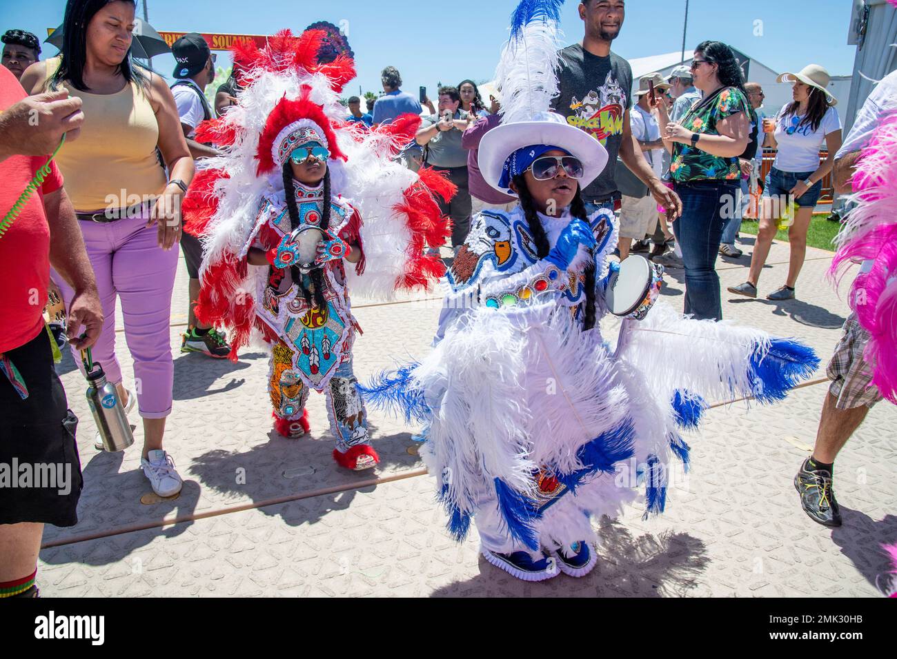 Members of the Apache Hunters, Black Hawk Hunters, and Wild Red Flames ...