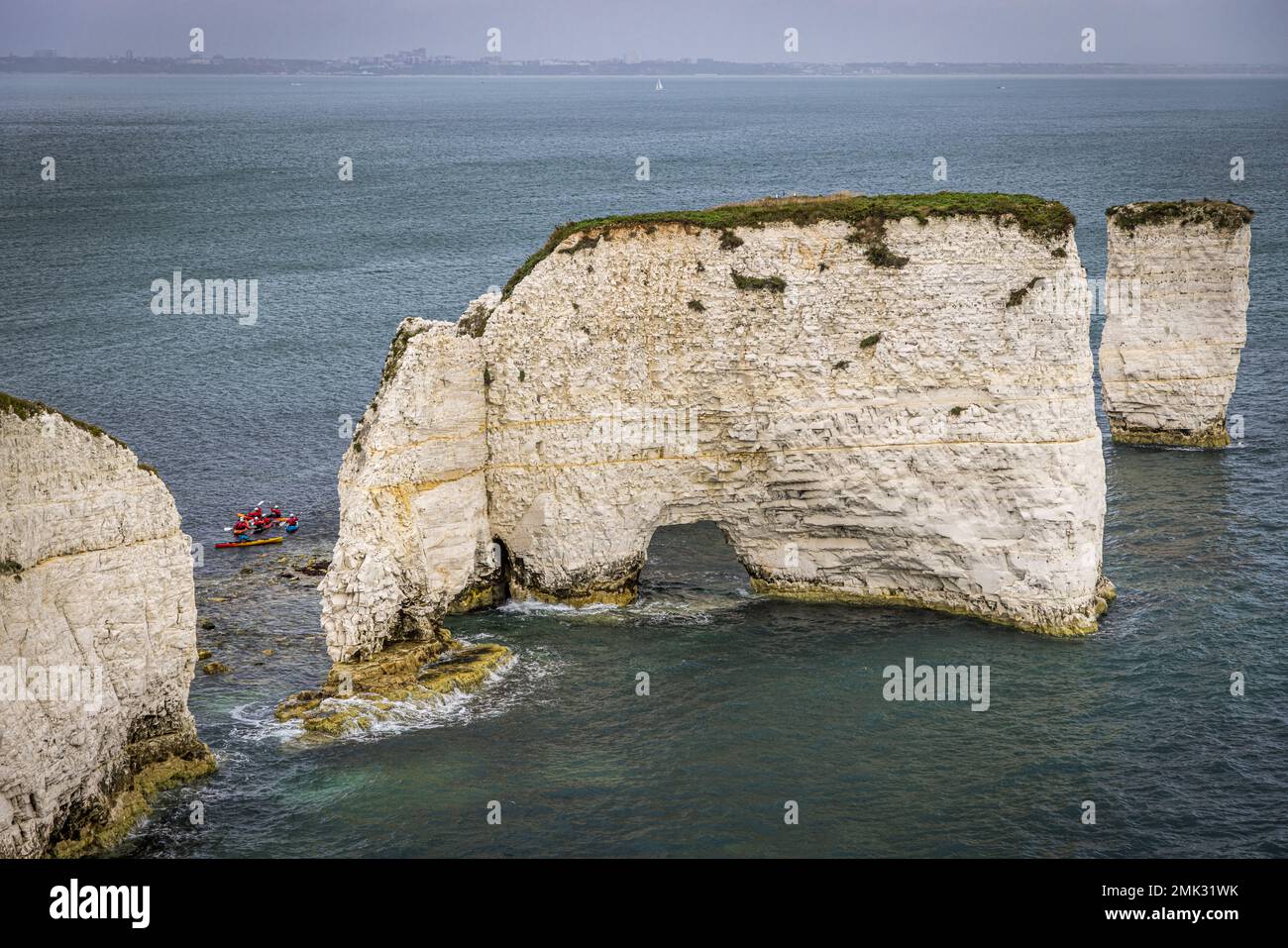 Old Harry and the Jurassic Coast, Isle of Purbeck, Dorset, England ...