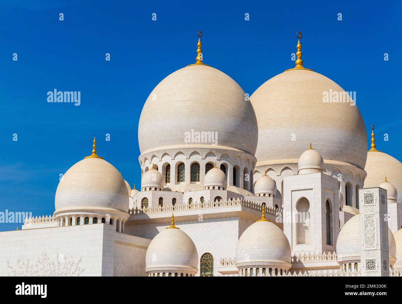 Abu Dhabi, UAE - 11.27.2022 - View of a Sheikh Zayed grand mosque ...