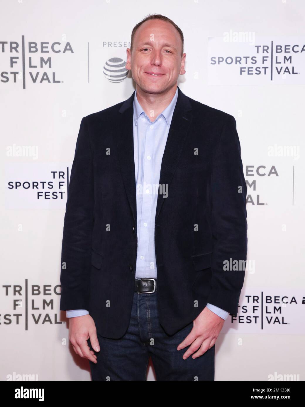 Documentary subject Joey Chestnut attends the screening for "Tribeca ...