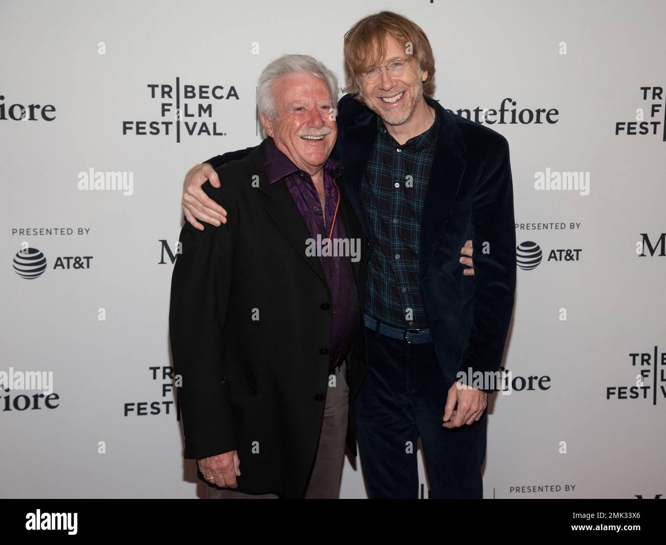 Ernest Joseph Anastasio III, left, and Trey Anastasio, right, attend ...