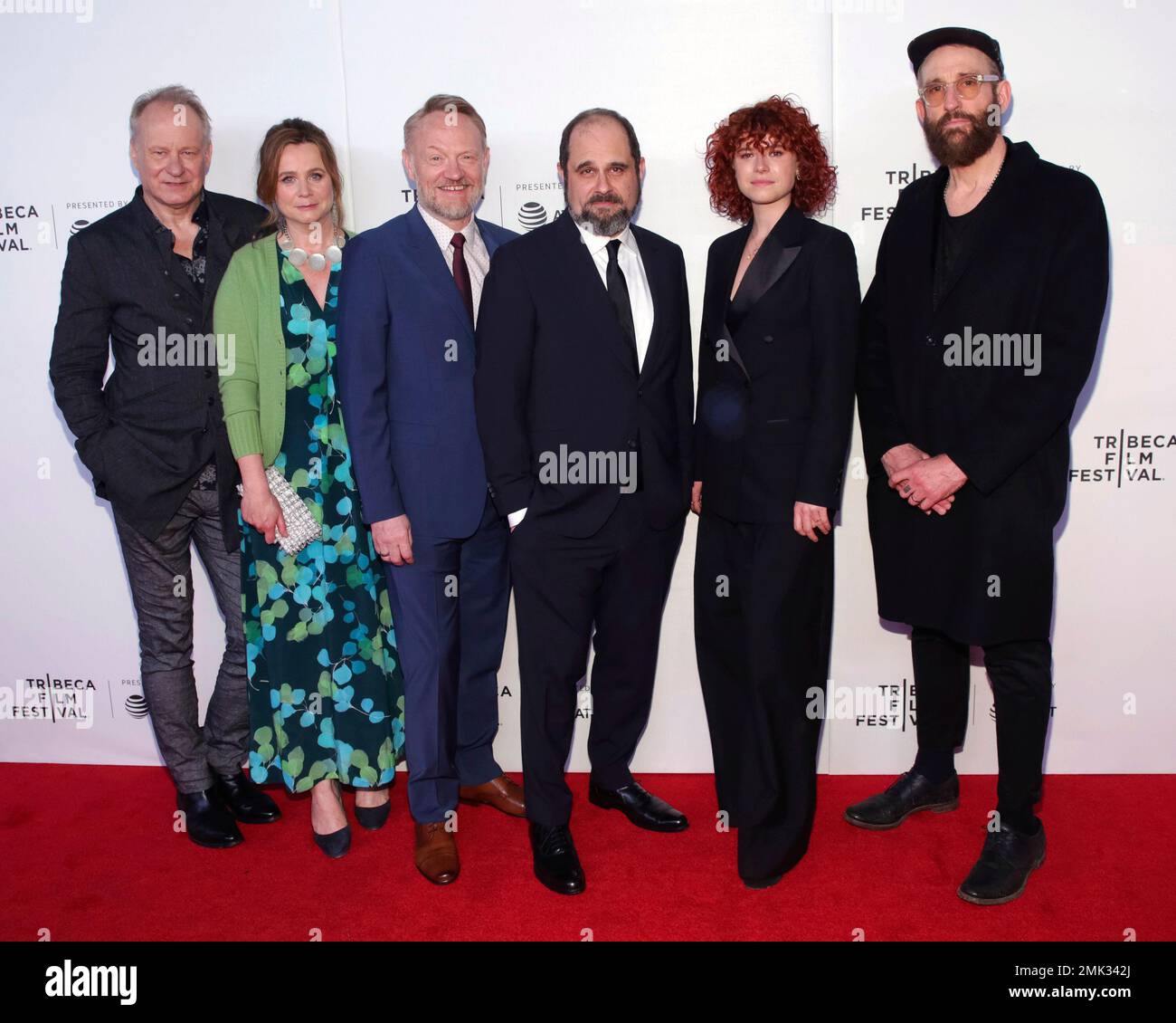 Actors Stellan Skarsgard, from left, Emily Watson, Jared Harris ...