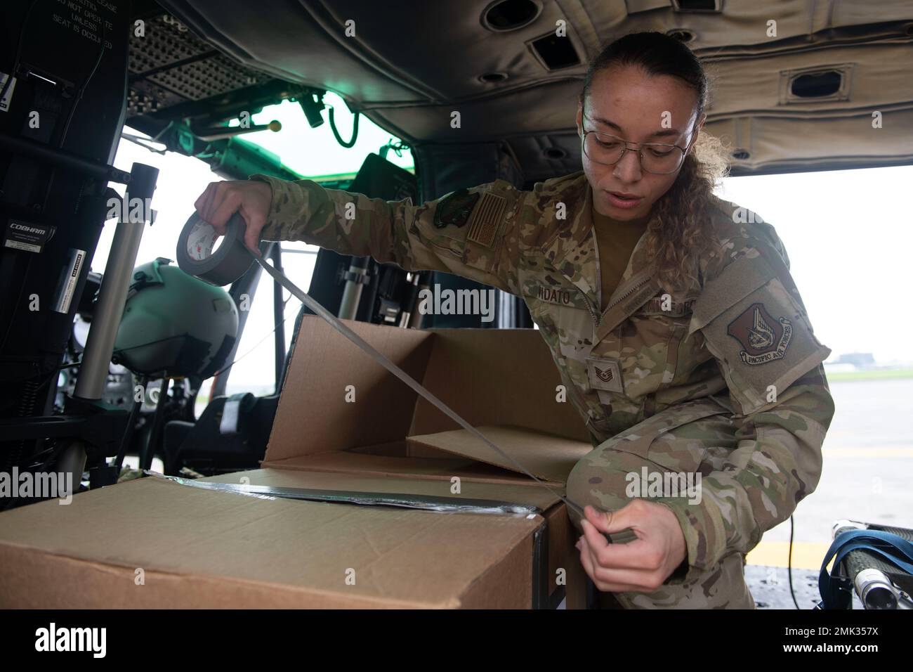 Tech. Sgt. Alexandra Vidato, 459th Airlift Squadron instructor flight ...