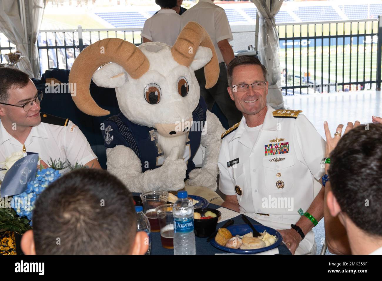 ANNAPOLIS, Md. (Sept. 03, 2022) “Bill the Goat”, U.S. Navy Football ...