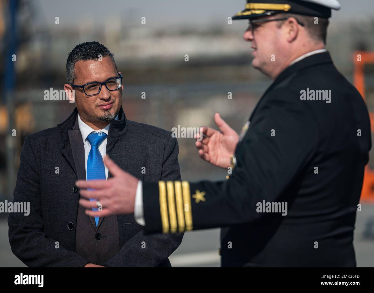 220903-F-LN908-0445 WALVIS BAY, Namibia (Sep. 3, 2022) Trevino Forbes ...