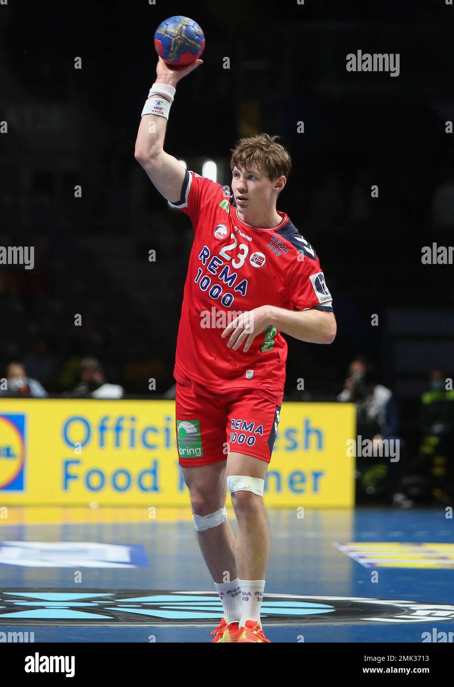 Goran Johannessen of Norway during the IHF Men's World Championship ...
