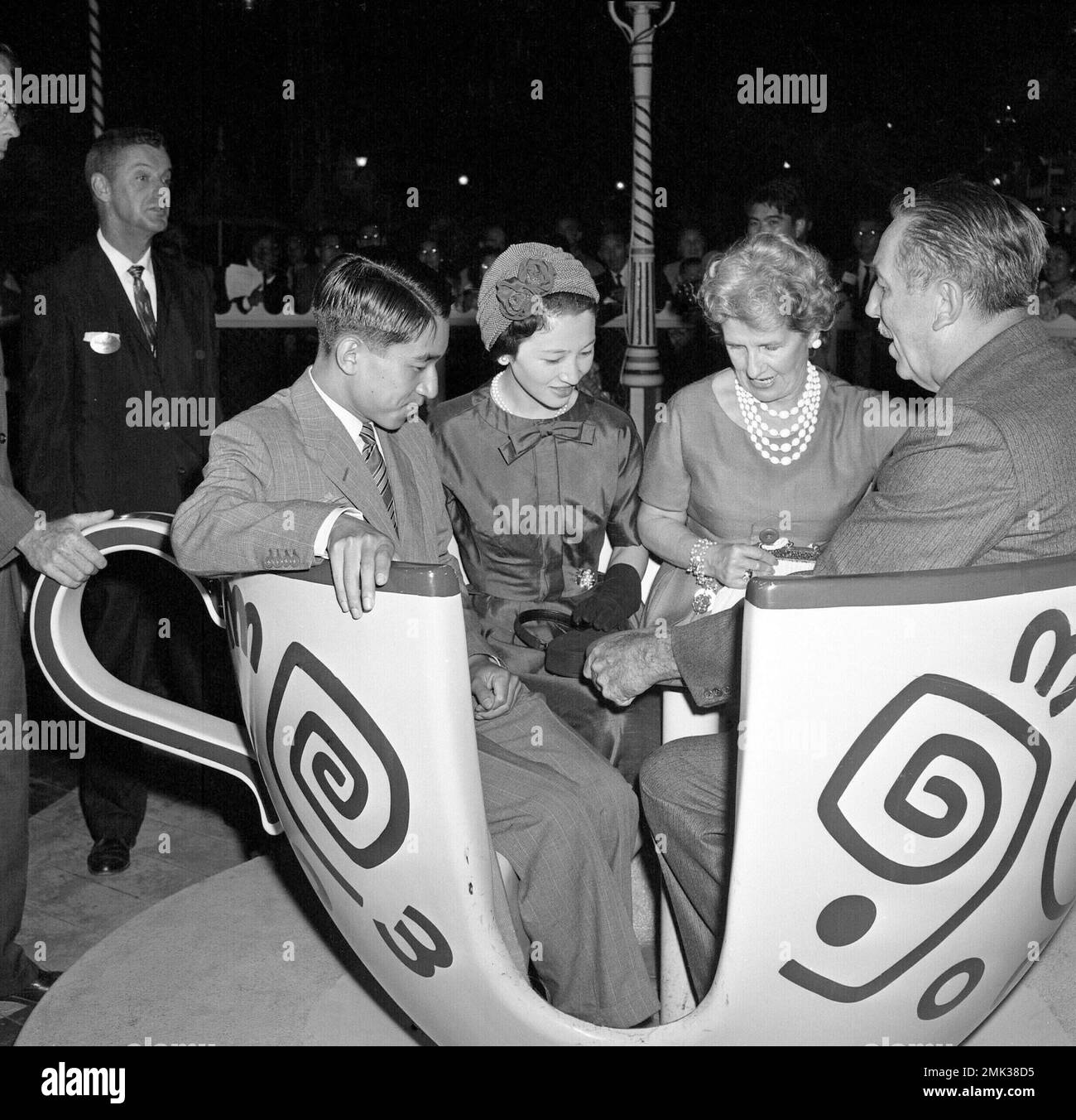 In this Sept. 25, 1960, photo, Crown Prince Akihito and Princess ...