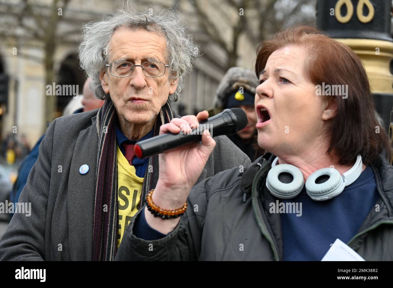 London, UK. Piers Corbyn. Protest against Mayor Sadiq Khan's proposed ...