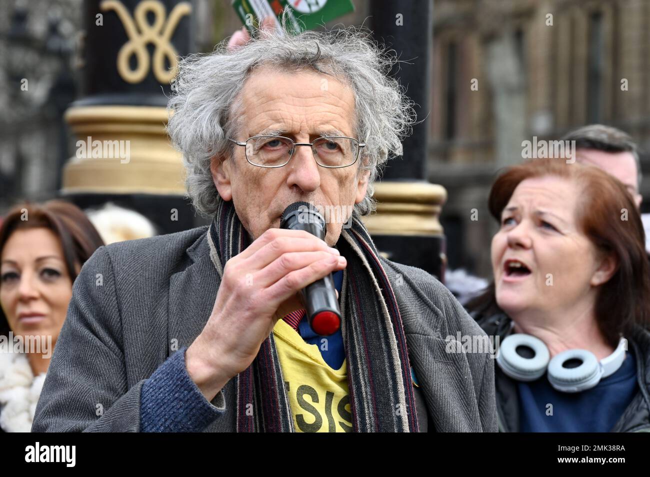 London, UK. Piers Corbyn. Protest against Mayor Sadiq Khan's proposed ...