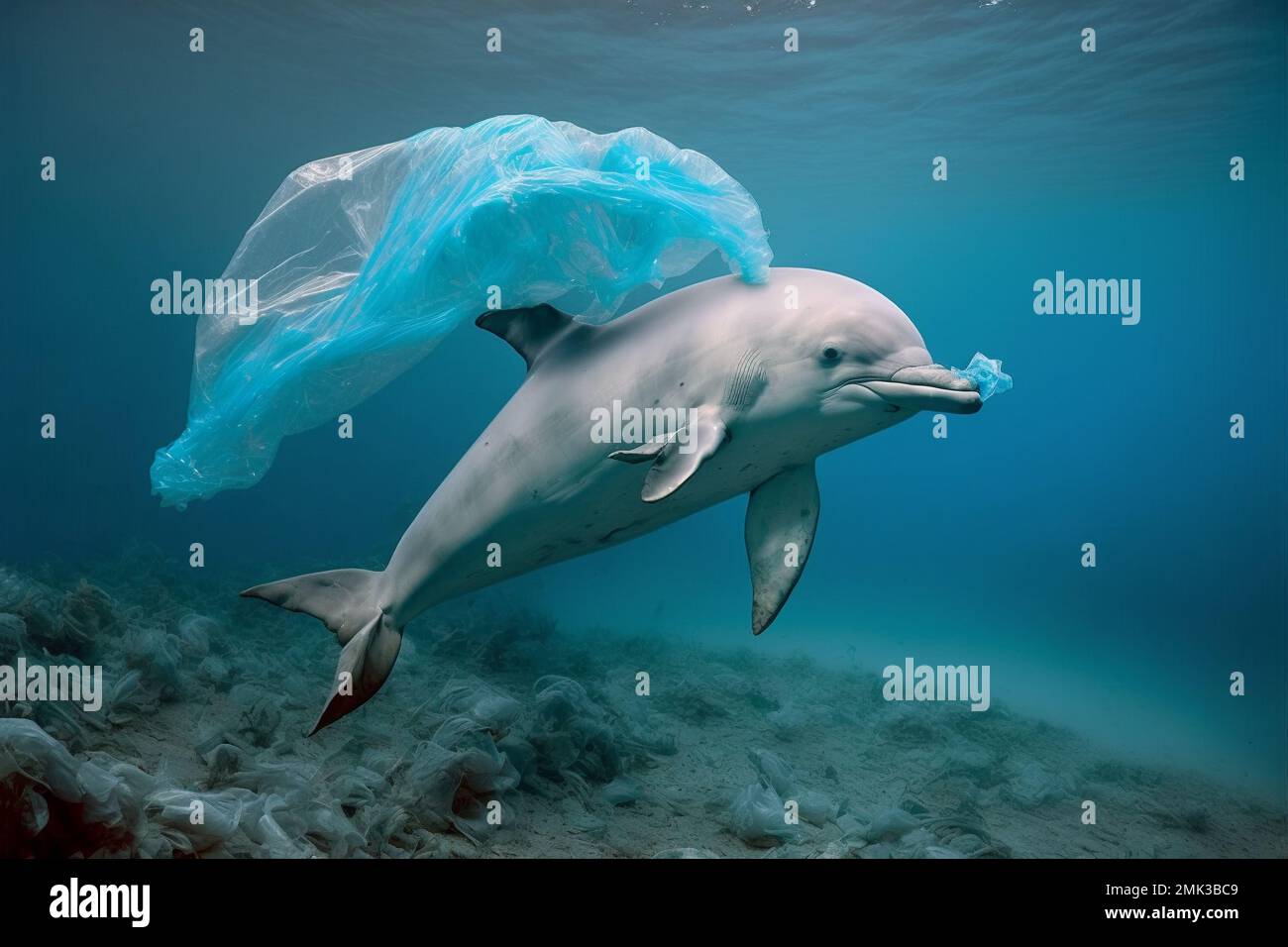Marine animal stuck garbage plastic hi-res stock photography and images ...