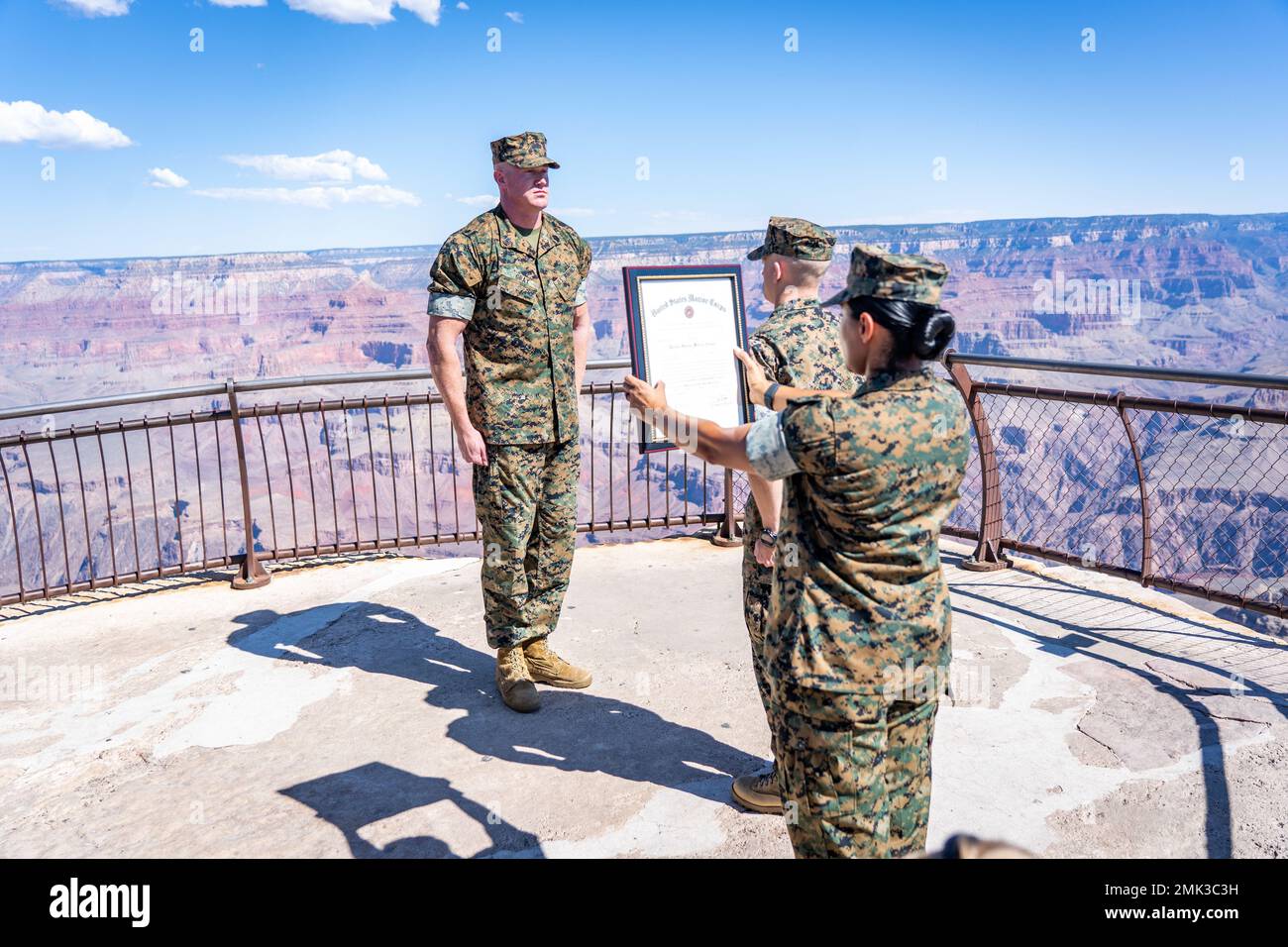 U.S. Marine Corps Master Sgt. Earon Gray, the operations chief for ...