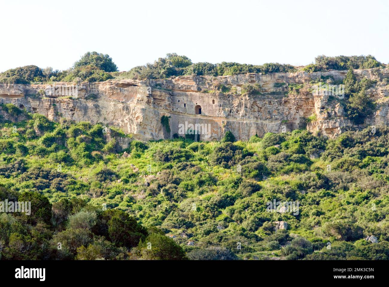 The Kastro cave Near Avtepe Stock Photo - Alamy